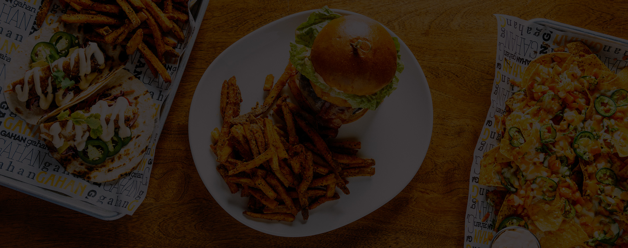 Menu - Gahan House Nova Centre